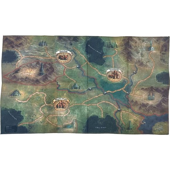 GreenBrier Games | Games | Folklore The Affliction Cloth World Map ...